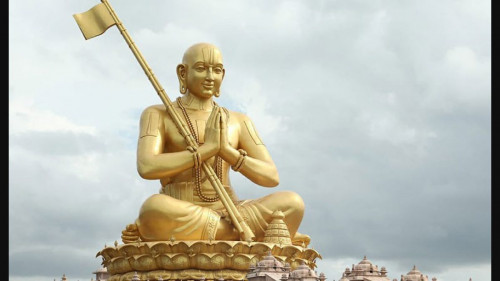 Indian saint, made-in-China statue