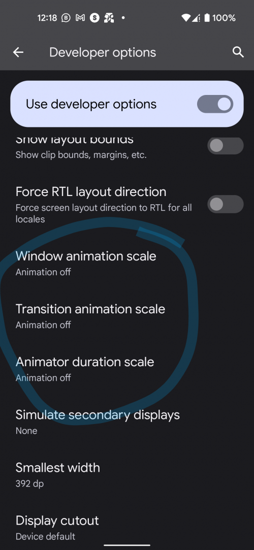 Android 12 Overscroll feature annoying
