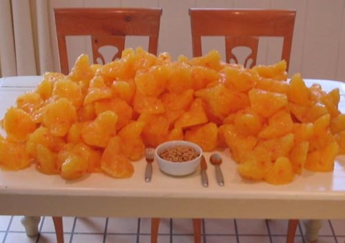 how big is 3 kilos of fat ? The visual guide