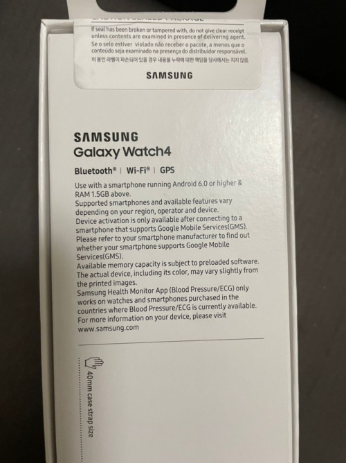 SOLD! SAMSUNG GALAXY WATCH 4 40mm RM700 only