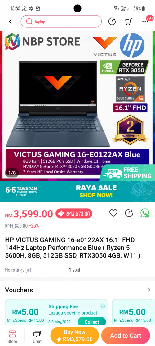 Ayam bought Jade laptop