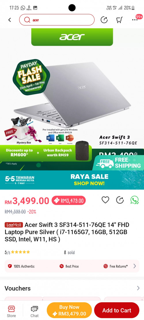 Ayam bought Jade laptop