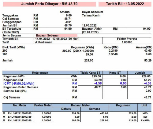 Changing to a new TNB smart meter