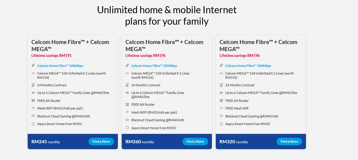 CELCOM offer new bundle plan, fibre with postpaid