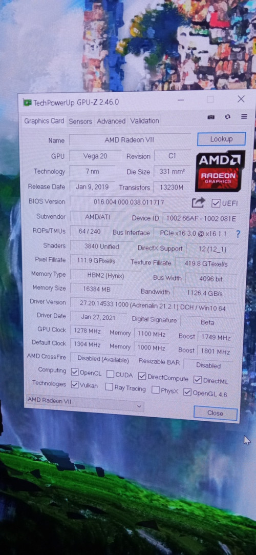 [SOLD] amd oem radeon vii 16gb
