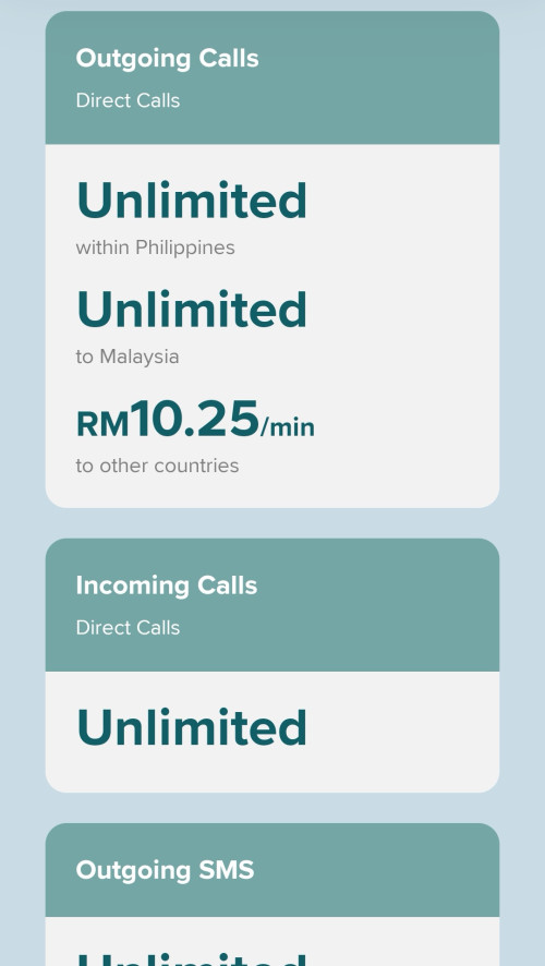 Maxis roaming for one month