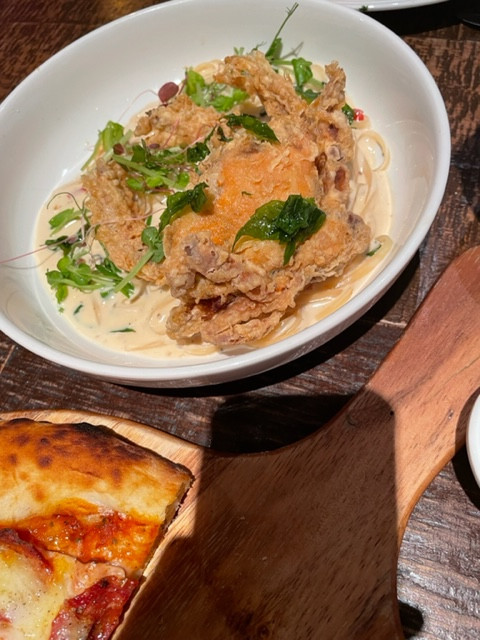 Dinner tonight… kinda disappointing.