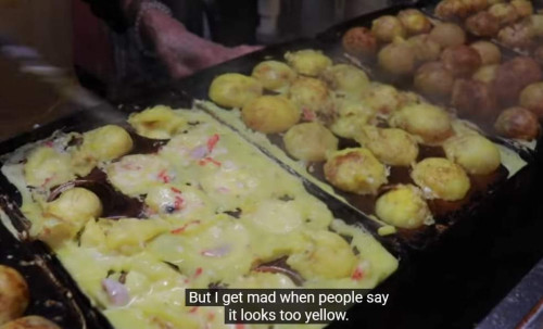 obaa-san sell takoyaki with almost no profit