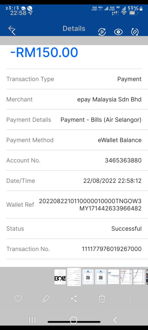 TNG Ewallet QR code