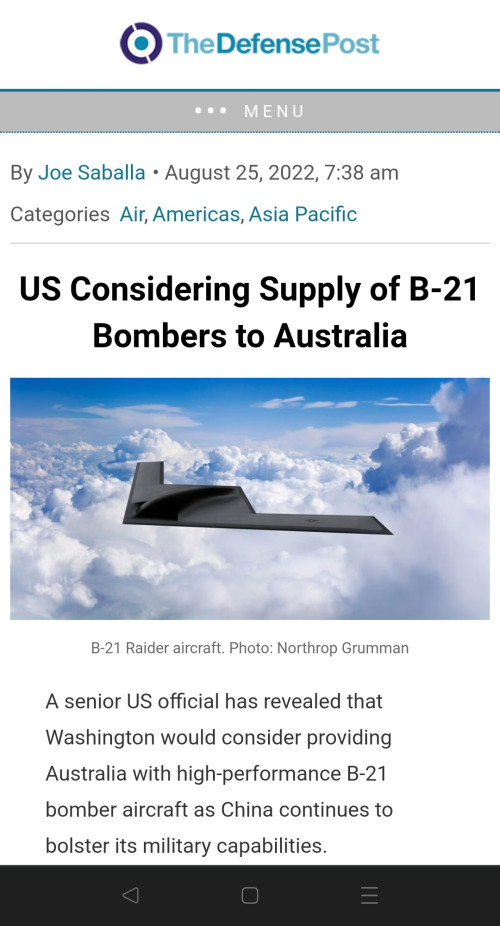 Australia to help redevelop RMAF Butterworth base