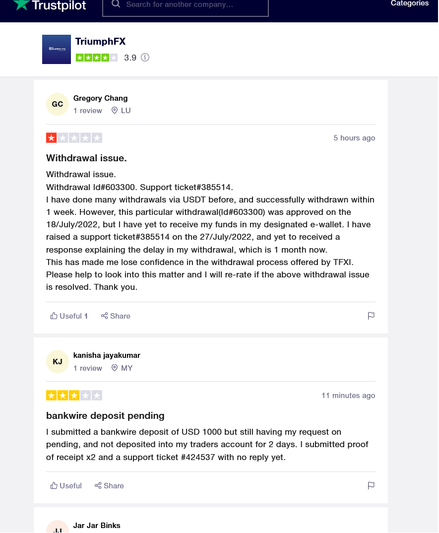 Screenshot 2022 08 27 at 18 39 43 TriumphFX is rated Great with 3.9 5 ...