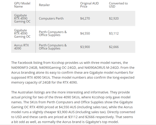 RTX 4090 / 4080s LEAKED