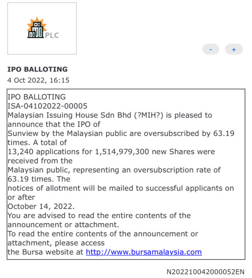 IPO: Sunview Group Berhad
