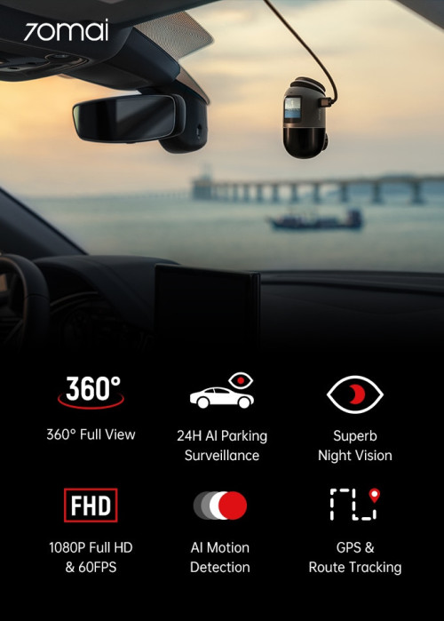 Dash Cam Omni: 360° Vehicle Security Guard