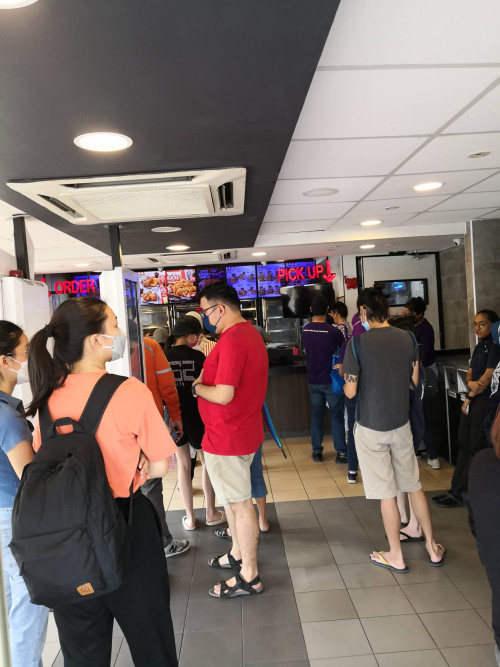 Expect KFC queues today to be long