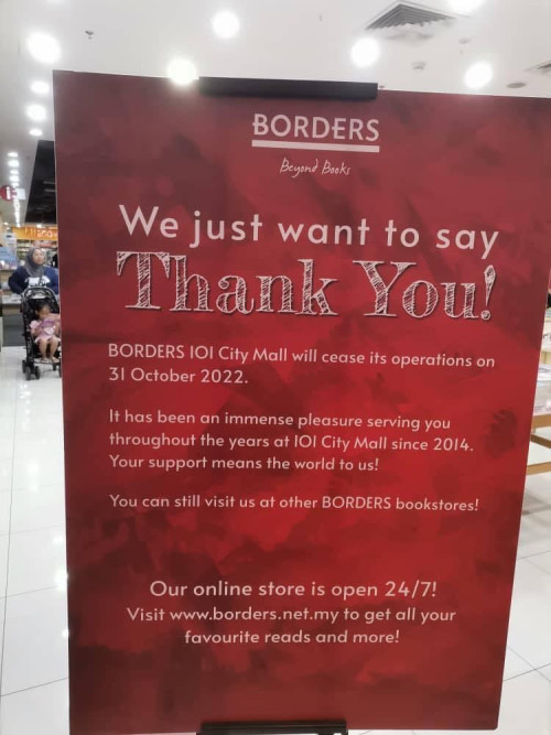 Bye Bye Borders Malaysia
