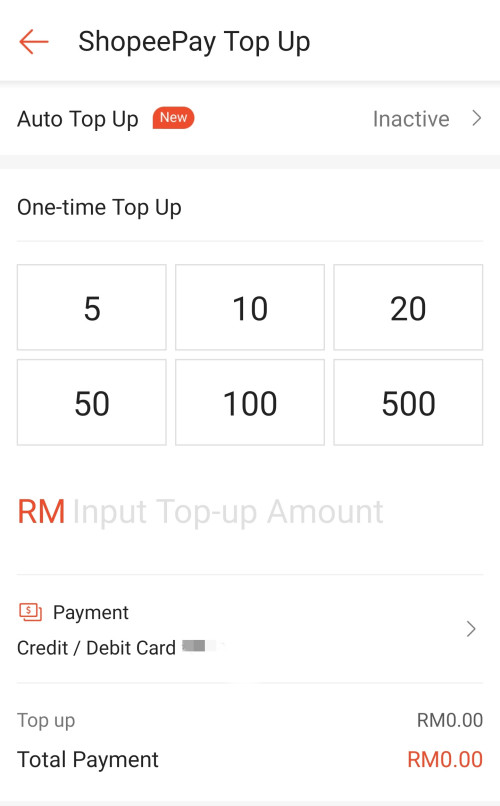 Breaking : scampee wallet remove cc topup