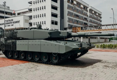 singapore leopard 2 tank side view 2020 - Pictr.com