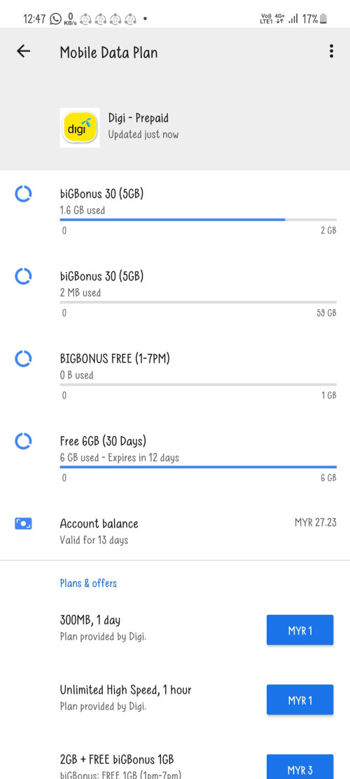 now Telco unused data can carry forward
