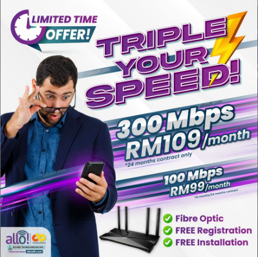 thailand internet provider 500mbps start from RM76