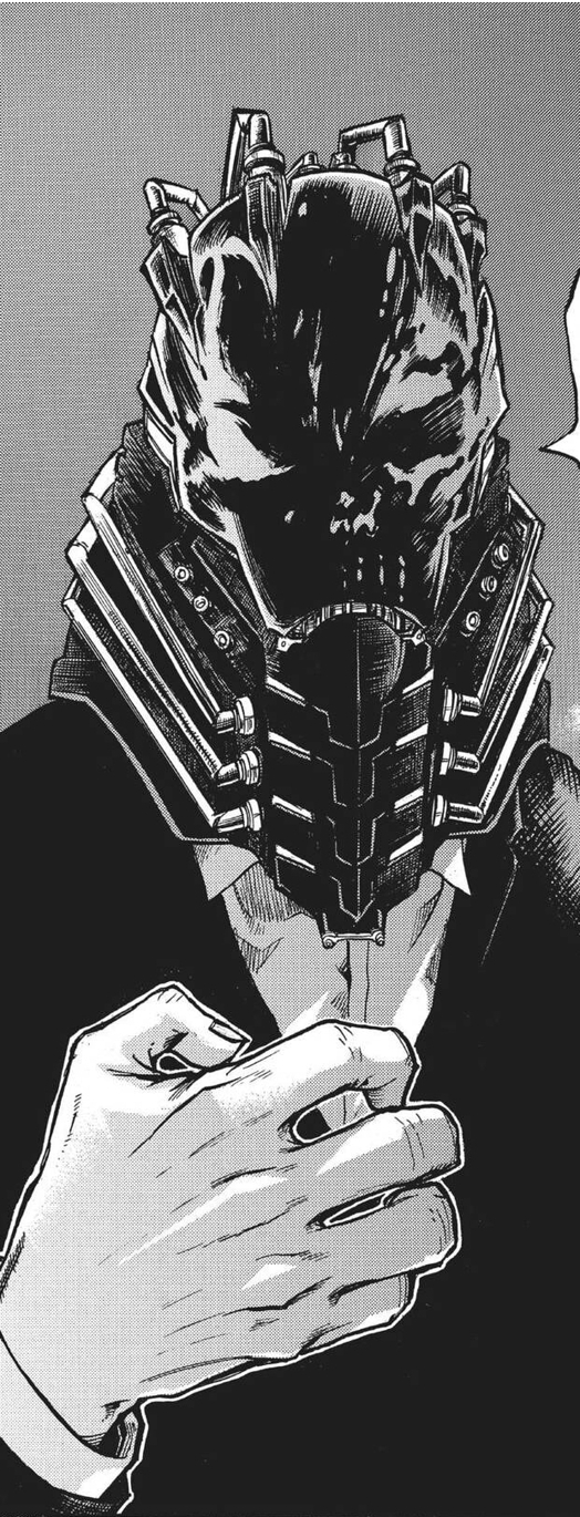 I'm working on an AFO cosplay! I made his mask out of a Slenderman one ...