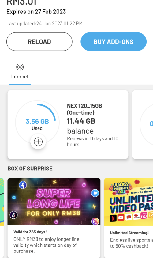 Digi super long life price increased 185%!