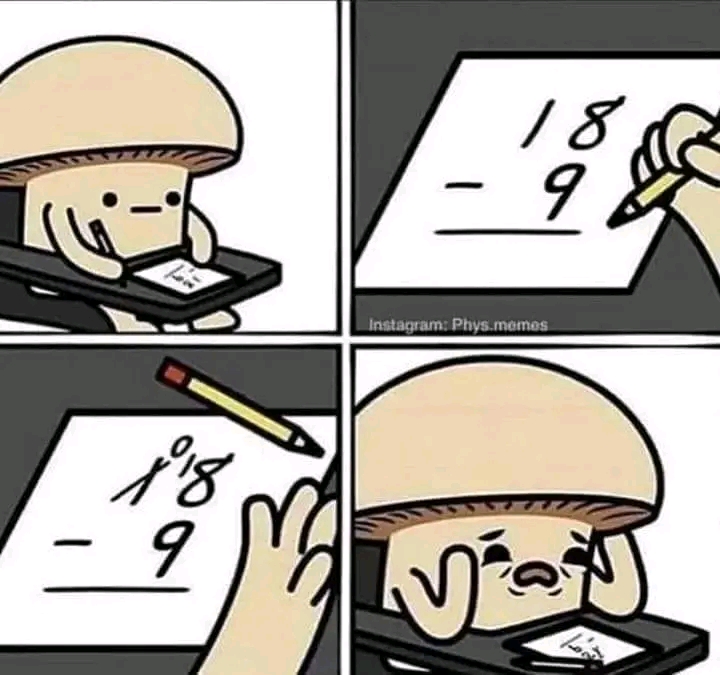 You know the answer to 18 minus 9?