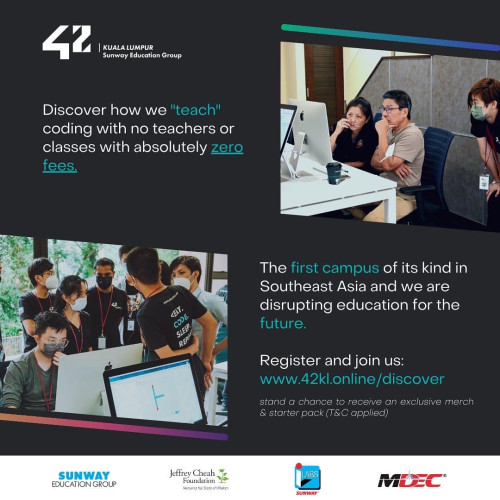 Discover 42KL : The school that's FREE