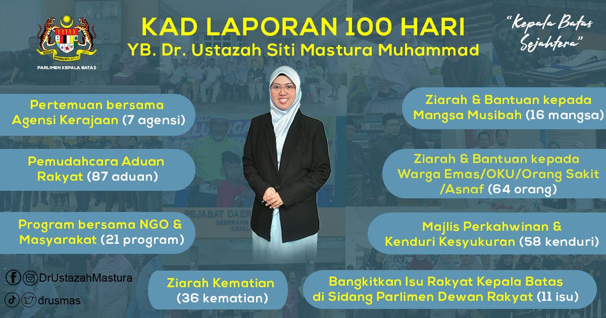 MP Kepala Batas 100 day report kad - 38 funerals
