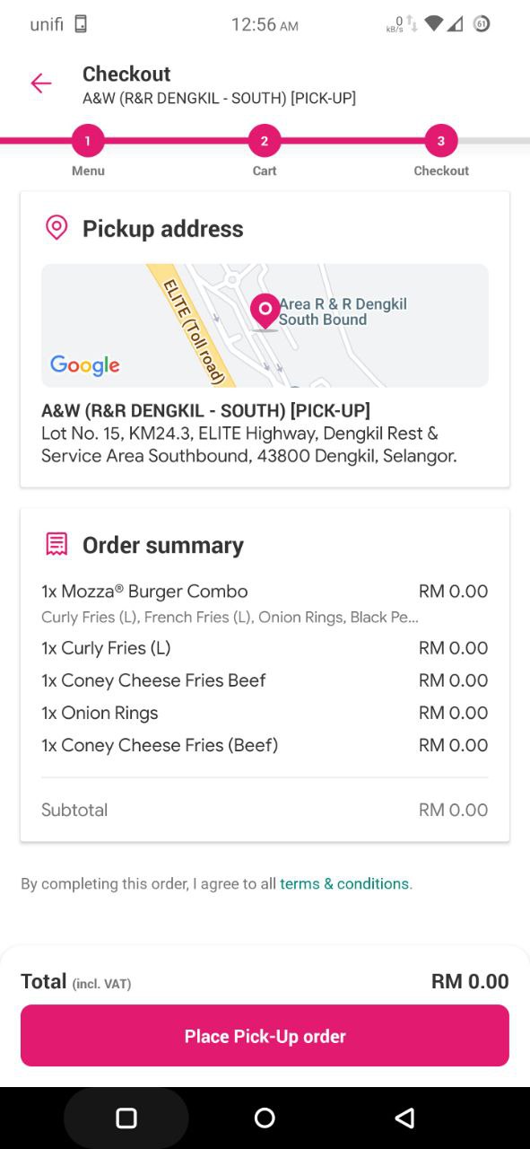 Foodpanda A&W free price bug? :hmm: