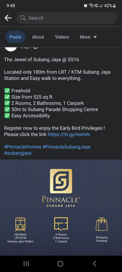 Pinnacle New Project in SS16 Subang Jaya