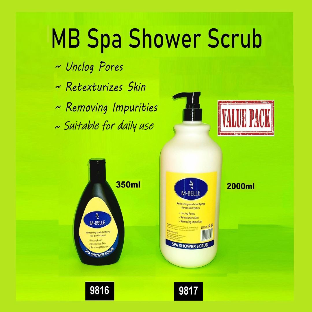 12a 9816 MB Spa Shower Scrub 350ml, 9817 MB Spa Shower Scrub 2000ml ...