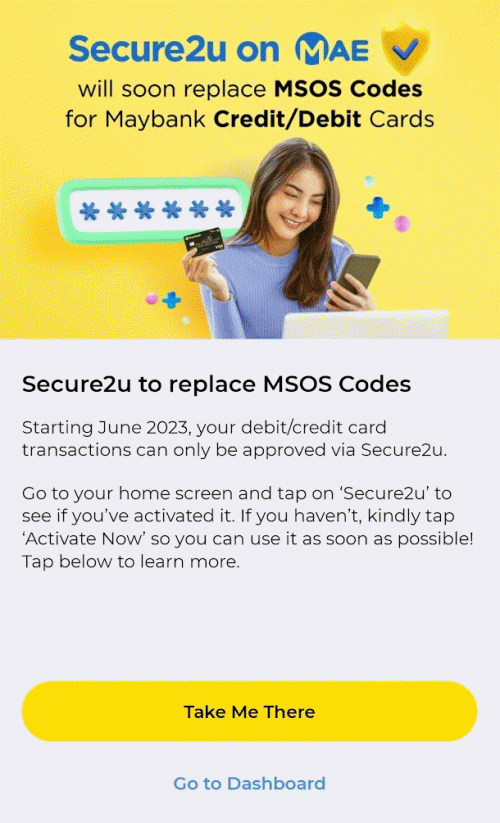No more MSOS codes for credit/debits cards