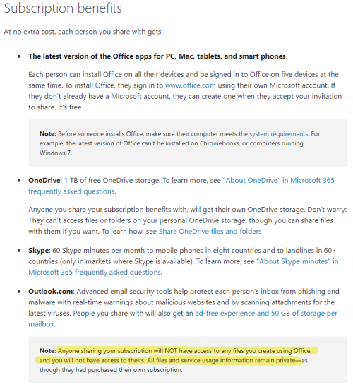 [WTS] Sharing Microsoft 365 Family Plan