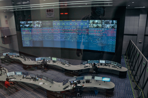 This is the MRT Operations Control Center