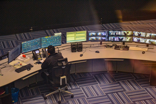 This is the MRT Operations Control Center
