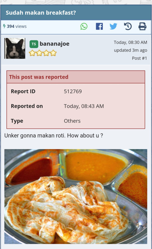 There is a serial reporter abusing report button