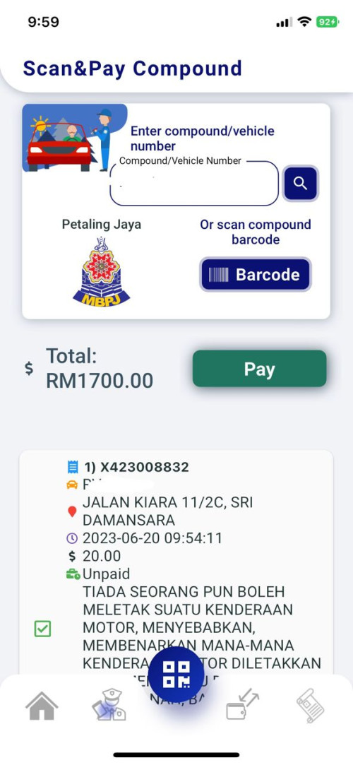 wat happen if u dont pay parking summon mbpj?