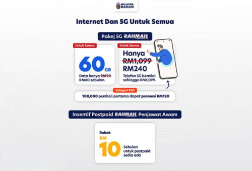 Fahmi 5g plan 60GB for RM60 monthly