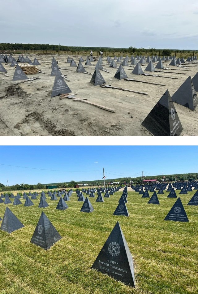 Wagner Cemetery 'Demolished' In Russia