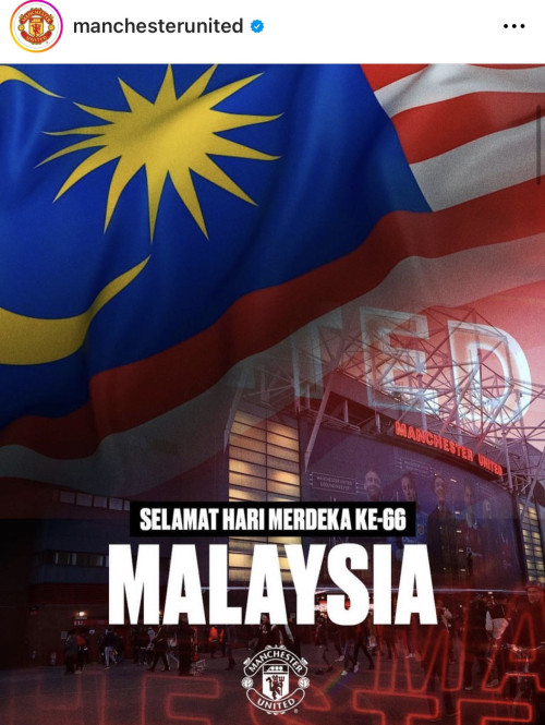 MU wish Selamat Hari Merdeka