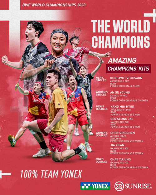 If lee Zi jia use Yonex can winning