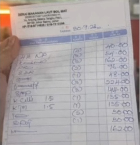 Owner foodstall ikan bakar rm1260 explain her side