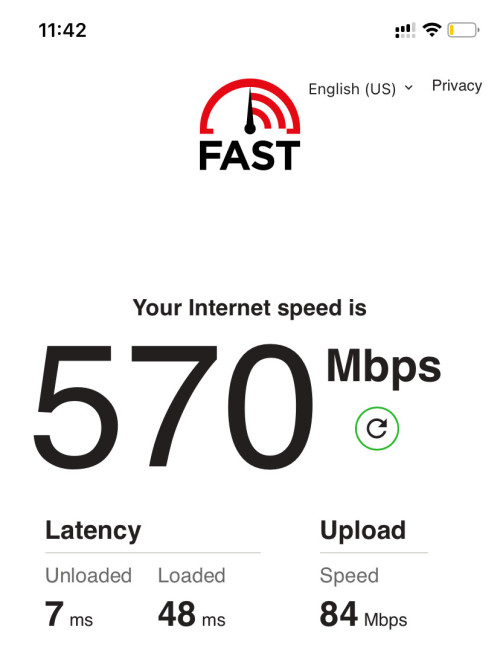 Unifi speed upgrade completed