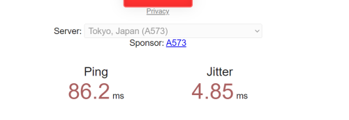 What is your libre speed test to Tokyo?