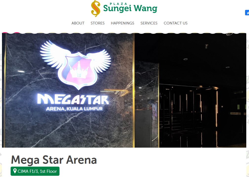 What is Mega Star Arena normally for?