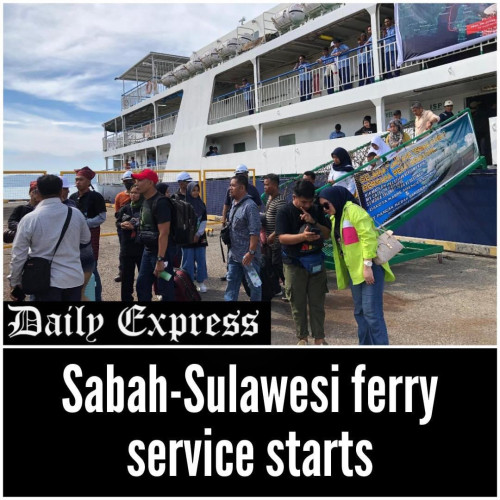 Sabah Sulawesi ferry start