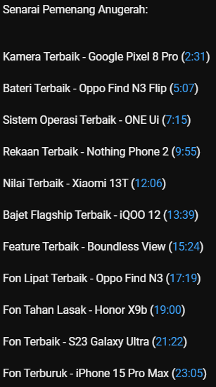 Fon Paling Teruk 2023