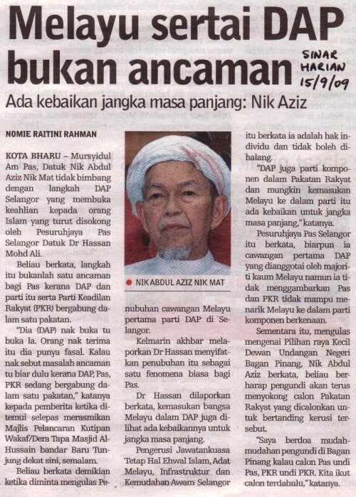 I support a new DAP & PAS coalition
