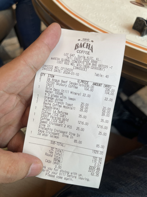 Feel like splurging, RM1.2k cup of coffee